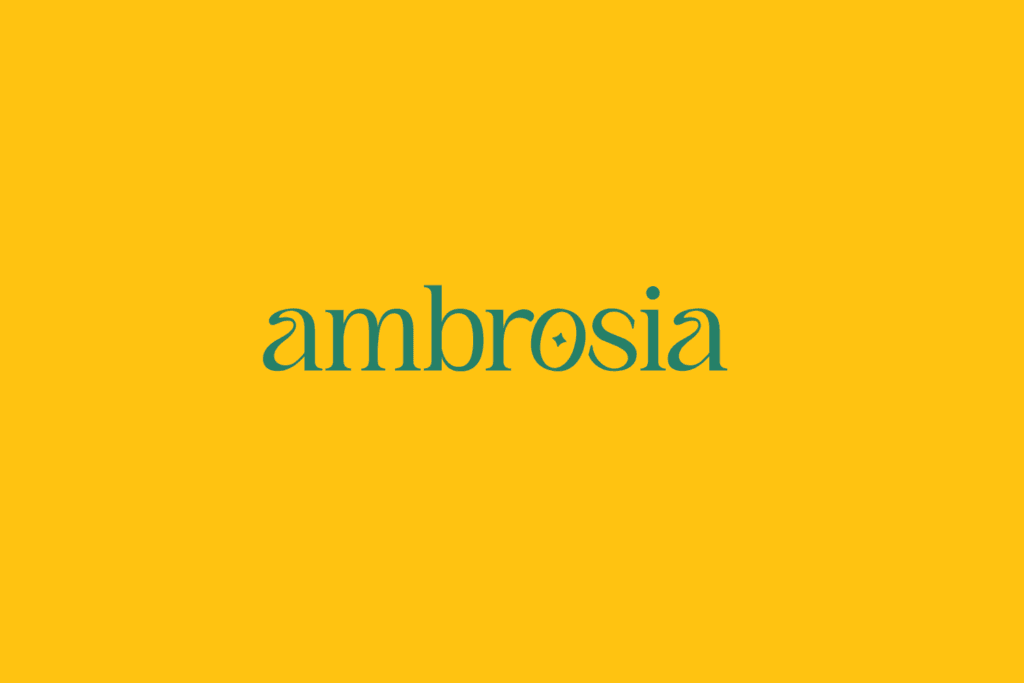 Ambrosia Cafe Bistro Brand Identity - xolve branding